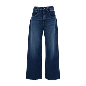 Icon Denim Los Angeles Femme, Jeans, Bleu, Taille: W29 Poppy Jeans Bleu avec Patch Logo