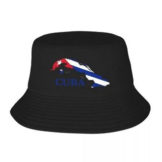 Generic Casquettes de Baseball pour Hommes Hommes, Carte cubaine Cuba personnalis&eacute;e Drapeau Seau pour Femmes Bonnets de p&ecirc;che au Soleil de Plage d&eacute;t&eacute;