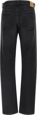 Fendi Stonewashed Cotton Jeans - Black