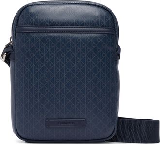 Calvin Klein Umh&auml;ngetasche Calvin Klein Emblem Aop Coated Slim Reporter LV04D3334G Dunkelblau