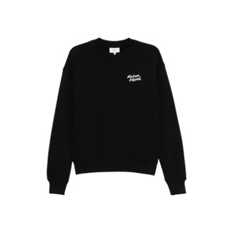 Maison Kitsun&eacute; Sweatshirt - - Sweatshirts & Hoodies - Herren - Schwarzk - XS