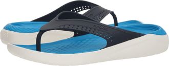 Crocs Literide Flip, Unisex-Erwachsene Zehentrenner, Blau (Navy/White 462), 41/42 EU