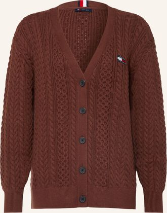 Tommy Jeans Strickjacke braun