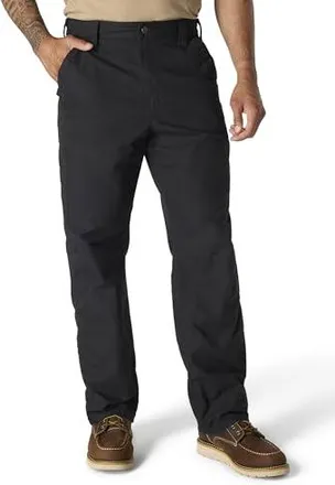 Carhartt Work in Progress Pantalon de Travail Utilitaire en Toile Coupe Ample pour Homme, Noir, 32W x 36L