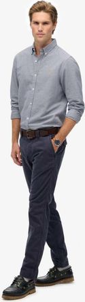 Superdry Pantalon chino style utilitaire - Bleu marine &eacute;clipse