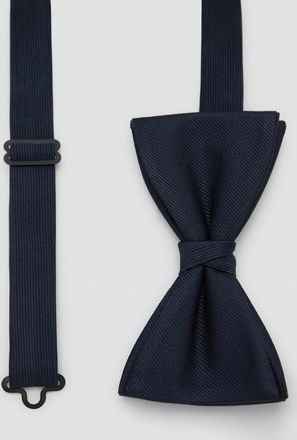 Mango Naud papillon classique micro-structure bleu marine - Homme - Taille unique - MANGO MAN