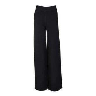 Max Mara Stretch-Viskose-Hose - - Trousers - Damen - Schwarzk - L