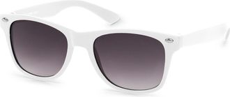 styleBREAKER Kinder Sonnenbrille Retro Nerd Design mit verspiegelten oder get&ouml;nten Gl&auml;sern | UV400 Schutz | Kunststoffrahmen | f&uuml;r Kleinkinder 18 Monate bis 4 Jahr