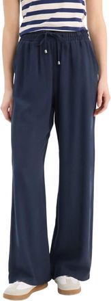 DeFacto Damen Cargohose - Hosen f&uuml;r Damen mit Taschen Wide Leg Pants Women Navy 42