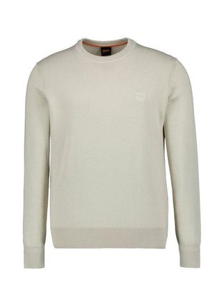 Boss Orange by Hugo Boss BOSS Orange Herren Pullover beige unifarben