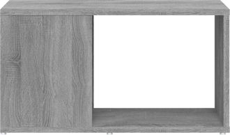 Generic Offene B&uuml;cherregale, Freistehend, Platzsparendes Aufbewahrungsregal aus Holzwerkstoff f&uuml;r B&uuml;cher, Dekoration und Medien (Graues Sonoma)