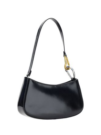 Staud Womens Ollie Shoulder Bag Black Calf Leather Bos Taurus