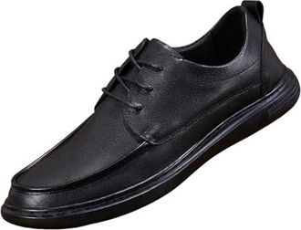 Generic Chaussures habill&eacute;es &agrave; lacets pour homme Noir classique Oxford formel d&eacute;contract&eacute; daffaires mariage travail, Noir, 38 2/3 EU