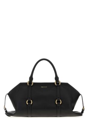 Alexander McQueen Farringdon Top Handle Bag - Black