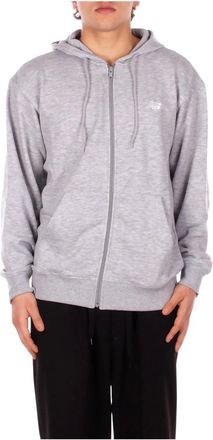 New Balance Homme, Sweatshirts et sweats &agrave; capuche, Gris, Taille: L Sport Essentials French Terry Full-Zip Sweat &agrave; capuche
