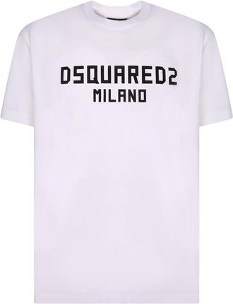 Dsquared2 T-shirt Milano - Homme - Tops - Blanc - Taille: M