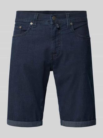 Pierre Cardin Jeansshorts mit Label-Detail