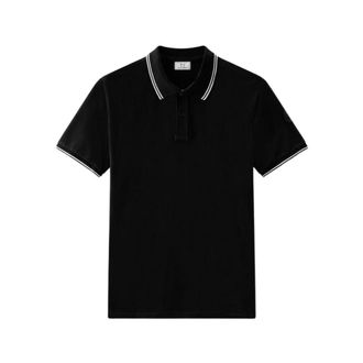 Woolrich Monterey Polo Schwarz - - Tops - Herren - Schwarzk - XL