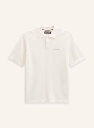 Marc O'Polo Marc Opolo Strick-Poloshirt weiss