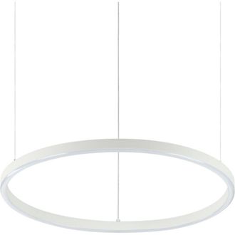 Ideal Lux Ideal Lux - oracle slim Plafonnier led rond int&eacute;gr&eacute; &agrave; intensit&eacute; variable de 50 cm, 4 000 k, blanc