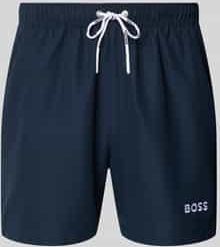 HUGO BOSS Badeshorts mit Label-Applikation Modell DOGFISH