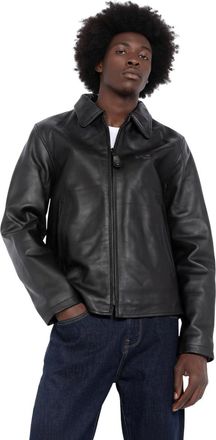 Schott NYC Schott Herren Blazer LC5100 Blouson,Uni - Schwarz - Schwarz - Large (Herstellergröße: L)