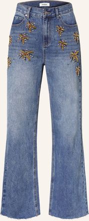 Sandro Sandro Jeans Mit Schmucksteinen blau