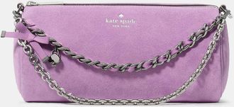 Kate Spade New York Kate Spade Roulette Mini Convertible Tasche Aus Veloursleder f&uuml;r Frauen in Glyzinie | Wildleder