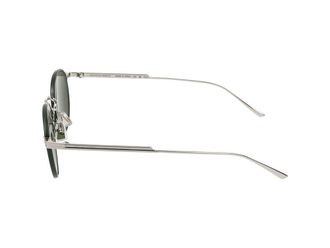 Bottega Veneta Mens Bv1389s Round Metal Frame Sunglasses Silver
