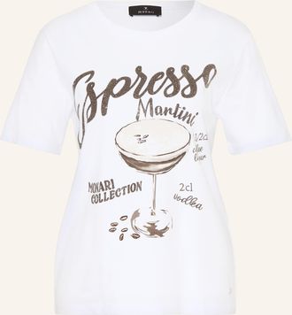 Monari Monari T-Shirt Mit Schmucksteinen weiss