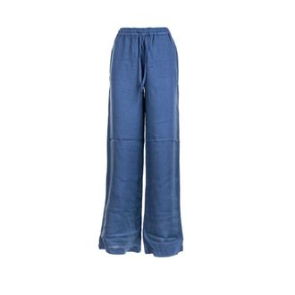 Fay Wide Pantalons - Femme - Pantalons - Bleu - Taille: W26