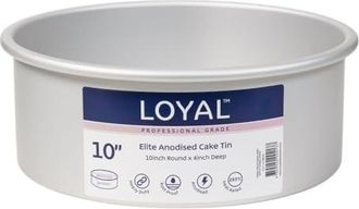 Loyal Elite Backform Extra Tief Rund 25 cm, Kuchenform Backblech Gleichm&auml;&szlig;ige W&auml;rmeverteilung f&uuml;r Mehrst&ouml;ckige Torten, Gestufte Kuchen Kuchenbackform - &Oslash; 25