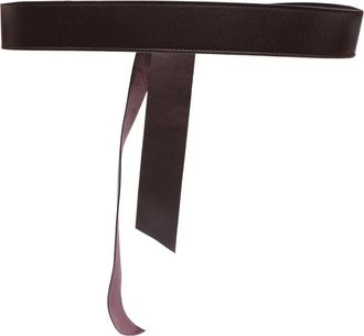 Niù Niu, Femme, Accessoires, Rouge, Taille: M Bow Leather Belt