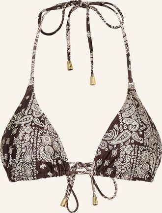Mrs & Hugs Mrs & Hugs Triangel-Bikini-Top braun
