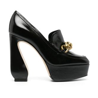 Sergio Rossi Schwarze Pumps mit Absatz - Hebe deinen Stil - - Shoes - Damen - Schwarzk - 36 EU