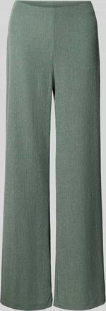 Christian Berg Hose mit Strukturmuster und elastischem Bund