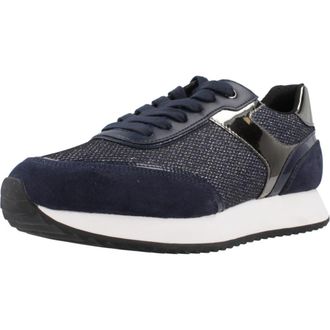 Geox D DORALEA A Sneaker, DK Jeans/Navy, 36 EU