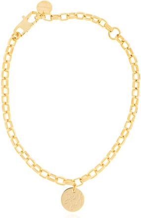 Dsquared2 Femme, Accessoires, Jaune, Taille: ONE Size Bracelet avec un pendentif rond