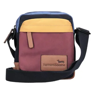 Harmont & Blaine Homme, Sacs, Multicolore, Taille: ONE Size Sac bandouli&egrave;re en cuir et tissu