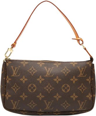 Louis Vuitton Hobo Bags - Monogram Pochette Accessoires - Gr. unisize - in Braun - f&uuml;r Damen