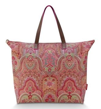 Pip Studio sac de voyage sac &agrave; &eacute;paule Tilda Tote Bag Jabali Red rouge