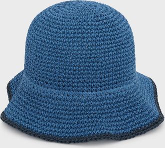 Gerard Darel Chapeau de soleil color&eacute; - Marine