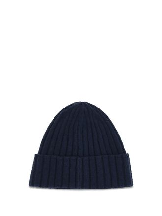 Dolce & Gabbana Mens Beanie Hat Blu Scurissimo 1 Wool Ovis Aries E Hairbands