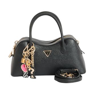 Guess Femme, Sacs, Noir, Taille: ONE Size Davina Satchel
