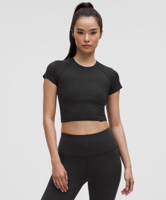 lululemon T-Shirt court Swiftly Tech 2.0 pour Femmes - Noir - Taille 16