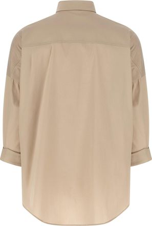 Brunello Cucinelli Shiny Trim Shirt - Beige