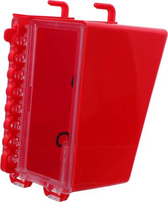 NUOBESTY Gatuida Sperrbox - Wandmontierte Sperr- und Kennzeichnungsstation mit 8 Verriegelungspositionen - Schl&uuml;sselablage mit transparenter Frontplatte, Grupp