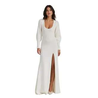 Jacquemus Femme, Robes, Blanc, Taille: 40 FR La Robe Dao Maxi Dress