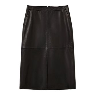 Sofie Schnoor Lederrock - - Skirts - Damen - Schwarzk - XS