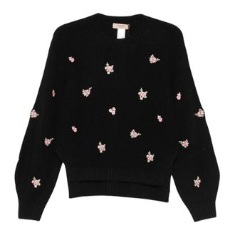 Twinset 262Tp3410 Maille col rond - Femme - Pulls - Noir - Taille: 38 FR